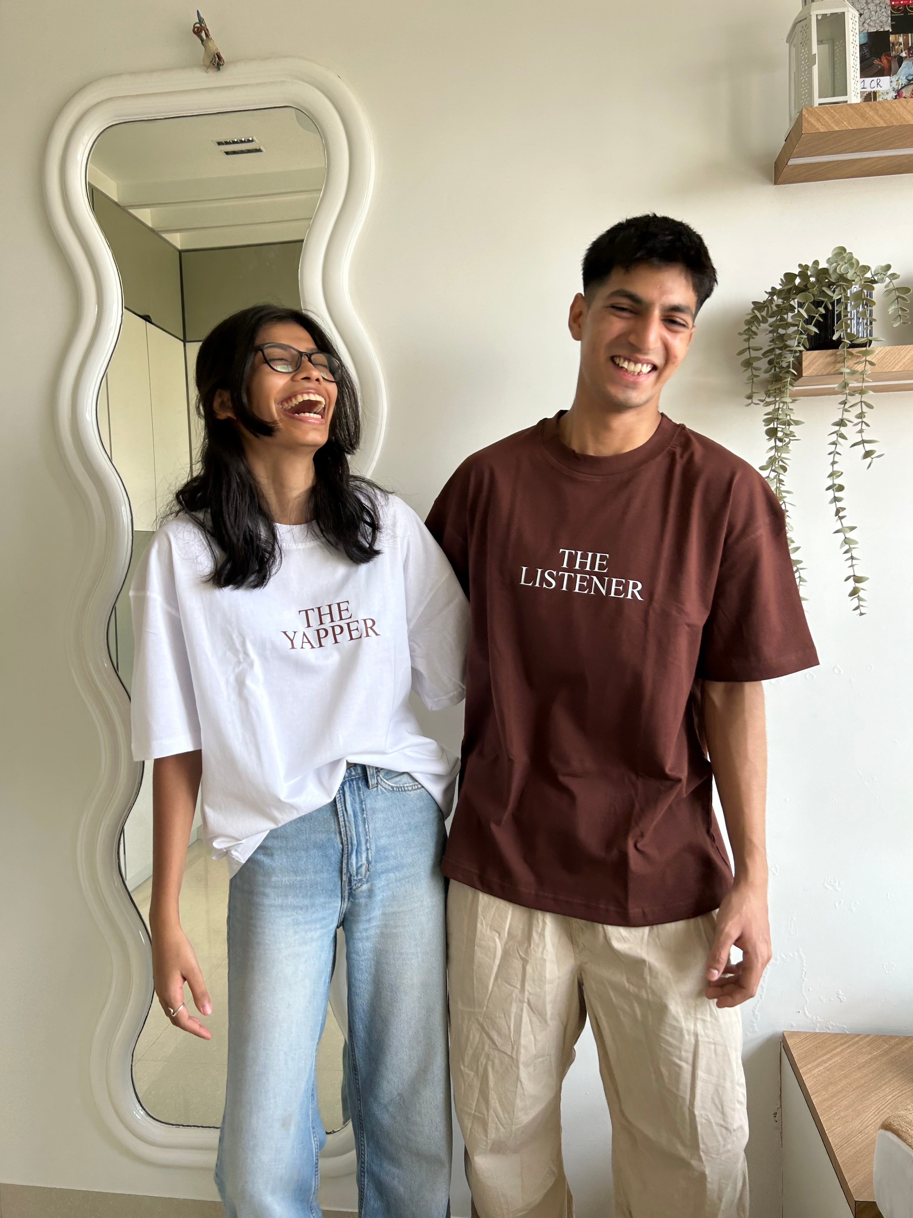 DUO YAPPER X LISTENER TEES – Spill D Tee